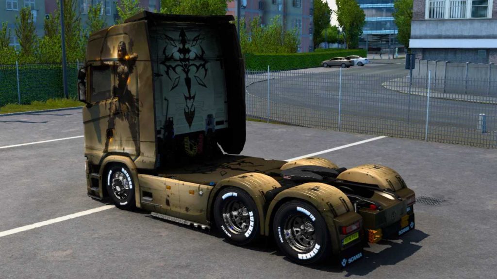 Skórka dziewczyny wojownika Pt01 1.48 ETS2 - ETS2 Mody | ATS Mod