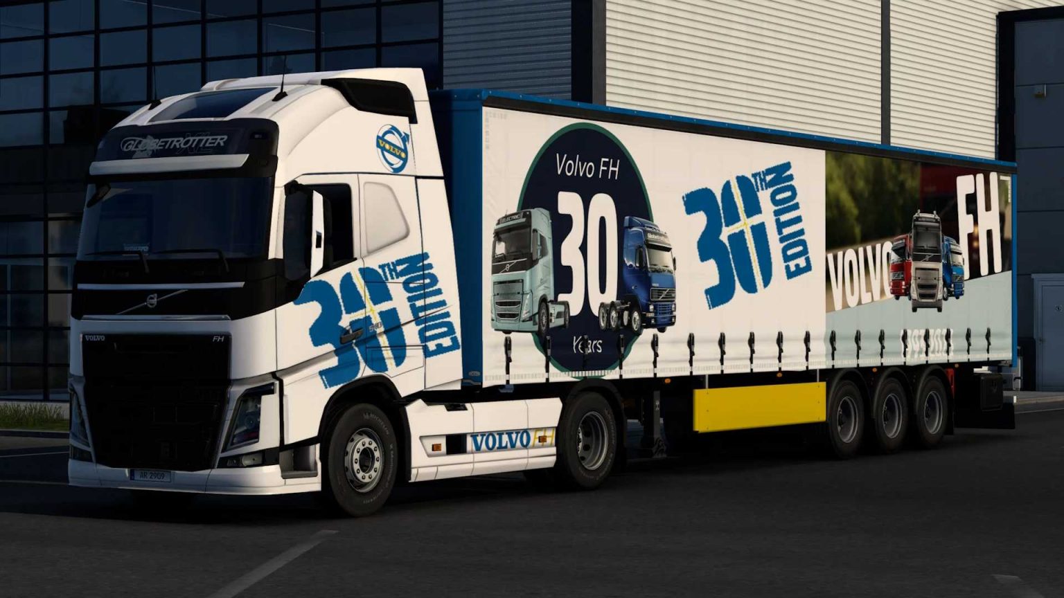 Pakiet skinów Volvo FH 30 Years Combo v1.0 ETS2 - ETS2 Mody | ATS Mod