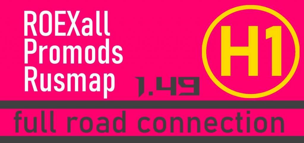 HYBRID 1 i 2: Roextended, Rusmap i Promods + Połączenie z Bliskim ... HYBRID 1 i 2: Roextended, Rusmap i Promods + Połączenie z Bliskim ...
