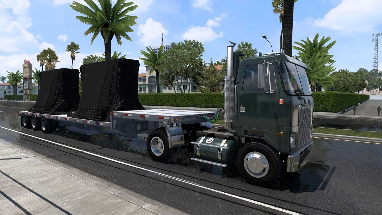 GMC WHITE CABOVER ATS 1.49.x ATS - ETS2 Mody | ATS Mod