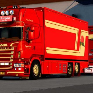 Scania R620 Fleurs Edition v2.0 1.49 ETS2 - ETS2 Mody | ATS Mod