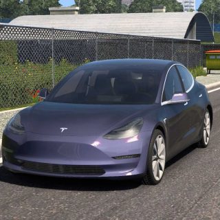 Tesla Model 3 2018 1,49 ETS2 - ETS2 Mody | ATS Mod