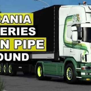 Scania R4 (RJL) Open Pipe firmy Rudi v1.0 1.49 ETS2 - ETS2 Mody | ATS Mod