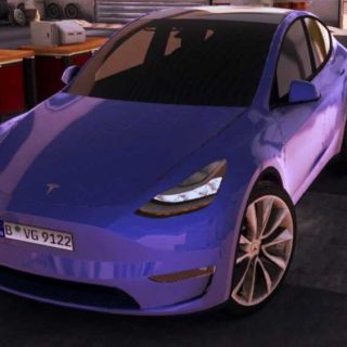 Tesla Model Y 2022 1,49 ATS - ETS2 Mody | ATS Mod