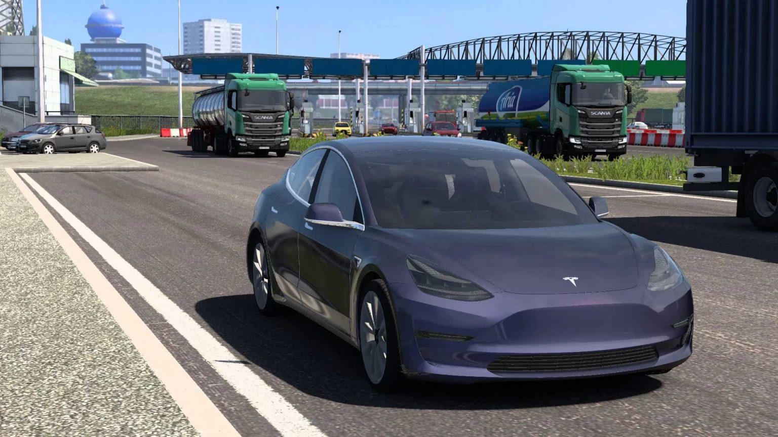 Tesla Model 3 2018 ATS 1,50 ATS - ETS2 Mody | ATS Mod