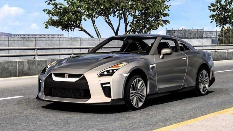 Nissan GTR R35 2017 + Wnętrze 1,50 ATS - ETS2 Mody | ATS Mod