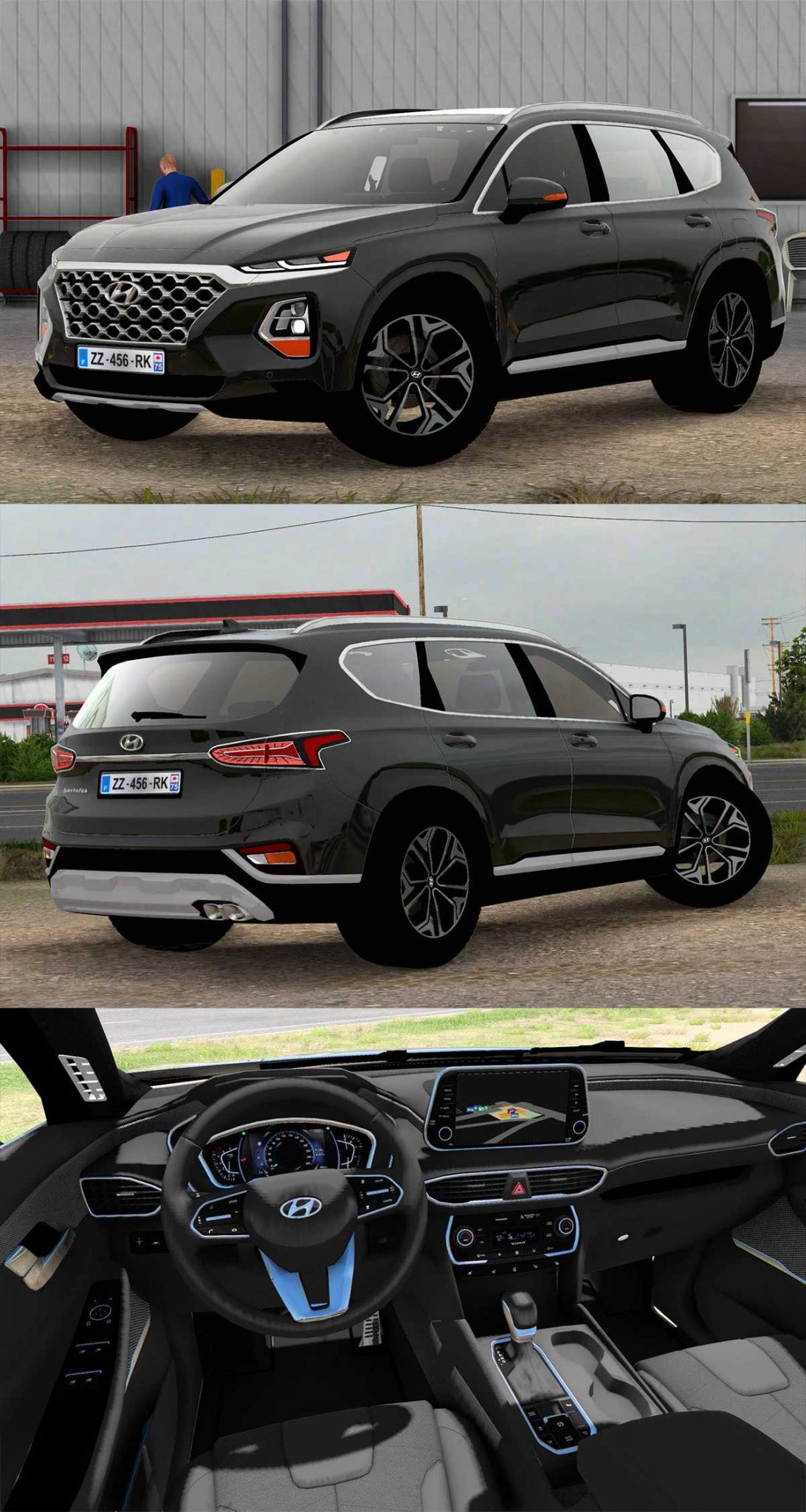 Hyundai Santa Fe TM v1.50 ATS - ETS2 Mody | ATS Mod