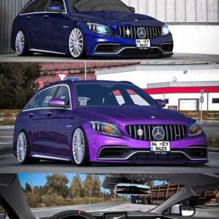 Mercedes – Benz C63s 1.50 ETS2 - ETS2 Mody | ATS Mod