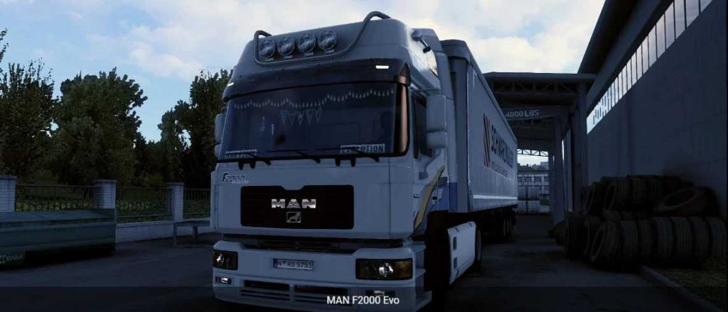 MAN F2000 Evo v1.1.6 ETS2 - ETS2 Mody | ATS Mod