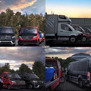 Mercedes-Benz Sprinter Tourer Megamod v1.50 ETS2 - ETS2 Mody | ATS Mod