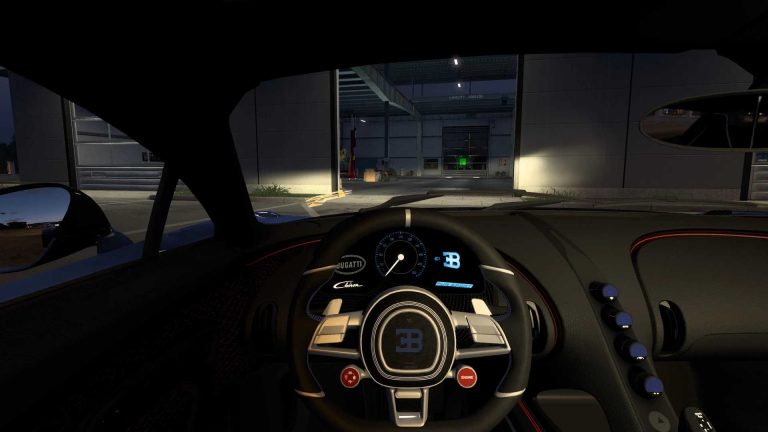 Bugatti Chiron 2021 v2.4 1.52 ETS2 - ETS2 Mody | ATS Mod