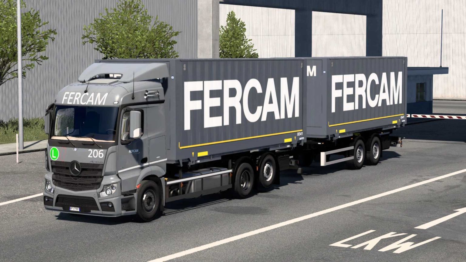 Dodatek Swap Body MB MP4 L-Cab firmy Galimim v1.0 ETS2 - ETS2 Mody | ATS Mod