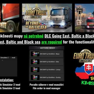 SVK MAP DEMO/FULL v36/1.51 ETS2 - ETS2 Mody | ATS Mod
