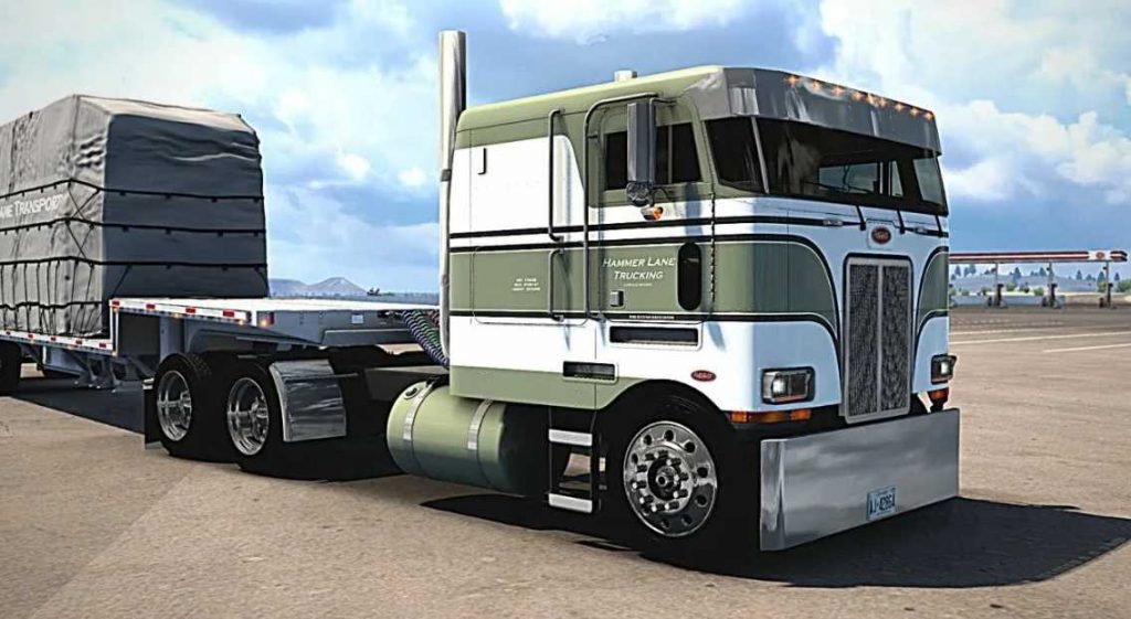 Ciężarówka z nadwoziem typu Cabover firmy Peterbilt 362 w wersji 3.7.1 ATS - ETS2 Mody | ATS Mod