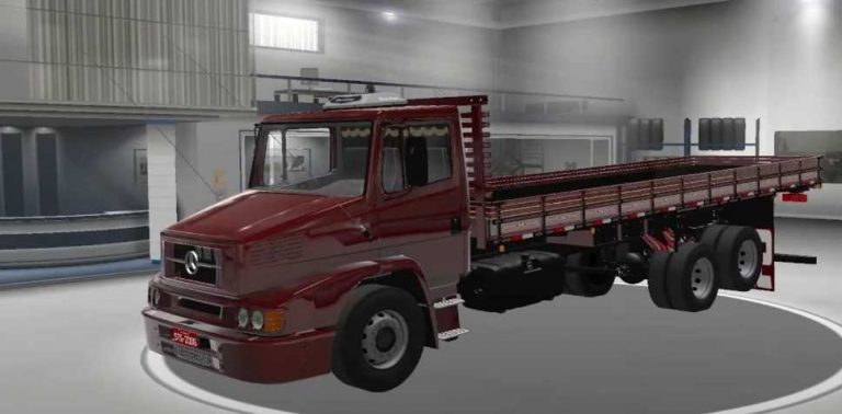 Mercedes Benz 1620 e Atron 2324 Com Carroceria e Bau v4.0 ETS2 - ETS2 Mody | ATS Mod