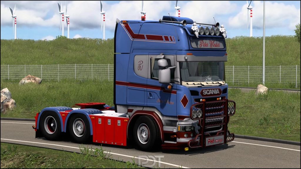 Scania R520 Peter Wouters+Przyczepa v4.0 1.53 ETS2 - ETS2 Mody | ATS Mod