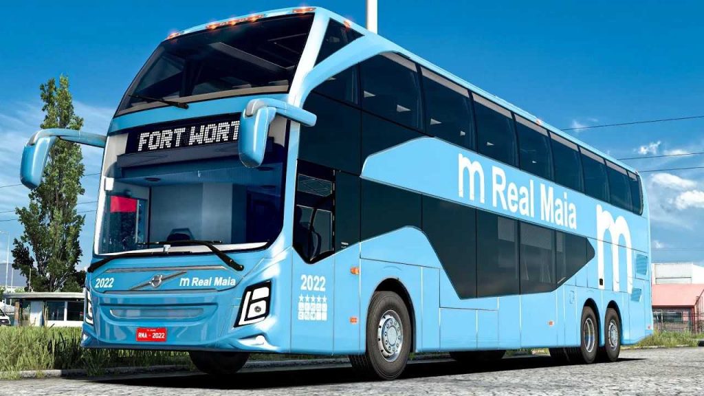 VOLVO 9800 DD VLV B13R V4 V1.53 ETS2 - ETS2 Mody | ATS Mod