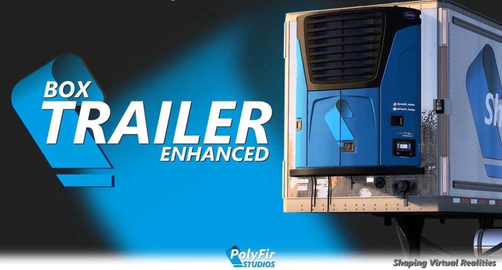 Box Trailer Enhanced v0.1 ATS - ETS2 Mody | ATS Mod