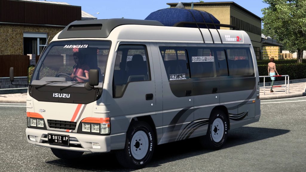 Isuzu NKR 55 Mikrobus 1.54 ETS2 - ETS2 Mody | ATS Mod