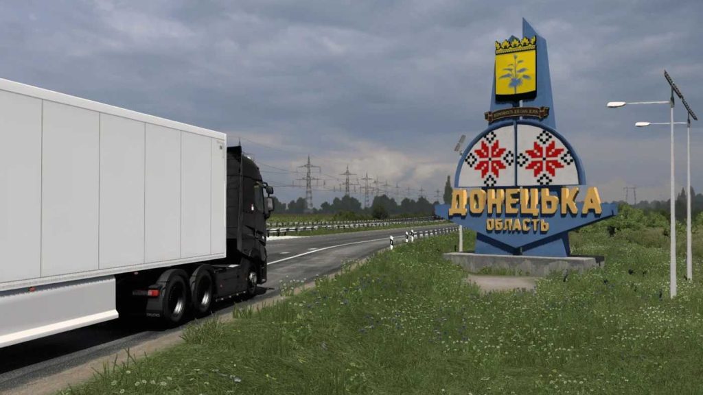 Mapa Donbasu v1.54 ETS2 - ETS2 Mody | ATS Mod