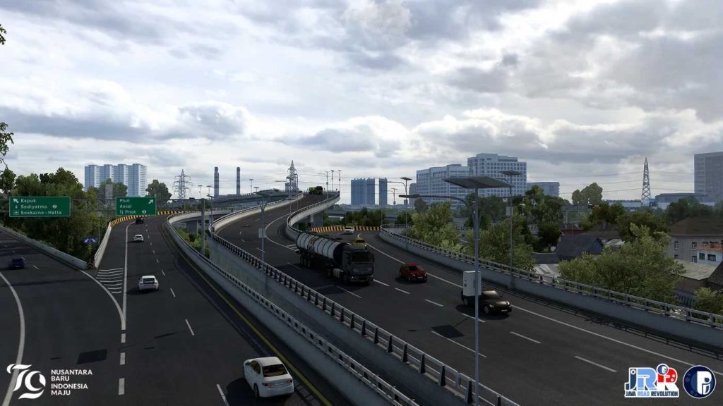 JRR (Java Road Revolution) - Mapa Indonezji v0.85a 1.55 ETS2 - ETS2 ...