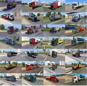 Pakiet ruchu ciężarówek Jazzycat v9.1.13 ETS2 - ETS2 Mody | ATS Mod