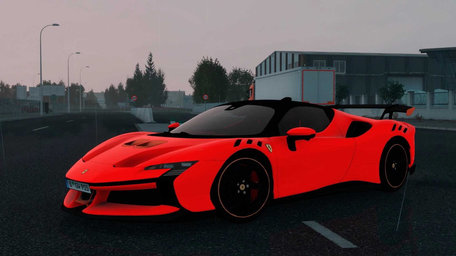 2024 Ferrari SF90xx Stradale v1.2 1.55x ETS2 - ETS2 Mody | ATS Mod