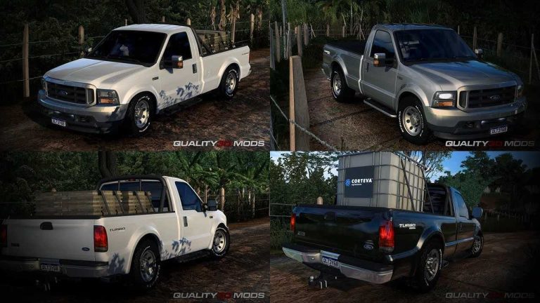 Ford F250 v1.1 1.55 ETS2 - ETS2 Mody | ATS Mod