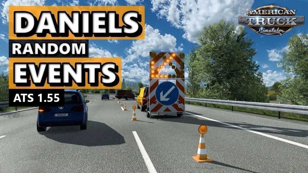 Losowe zdarzenia Danielsa w wersji 1.4.3.2 1.55 ATS - ETS2 Mody | ATS Mod