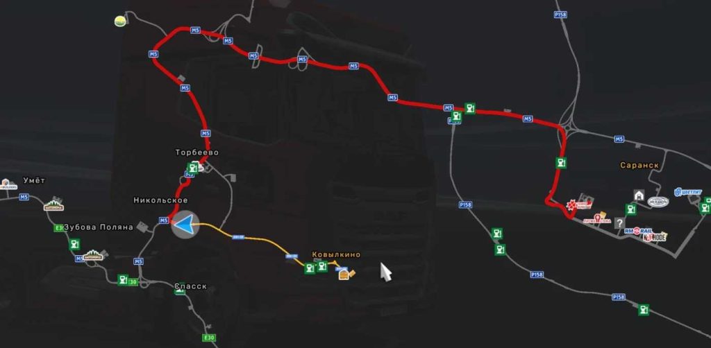 Mapa Kovylkino v1.1 1.55 ETS2 - ETS2 Mody | ATS Mod