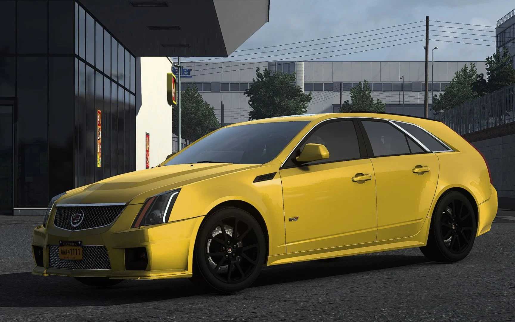 Cadillac CTS-V Sport Wagon 2014 v1.0 ETS2 - ETS2 Mody | ATS Mod