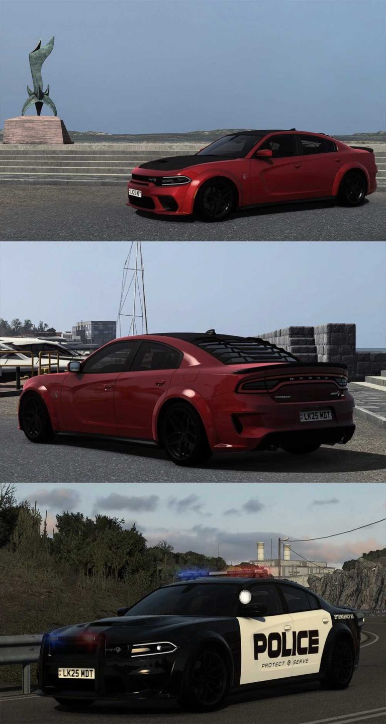 Dodge Charger SRT Hellcat Redeye Widebody 2021 V1.8 1.57 ETS2 - ETS2 ...