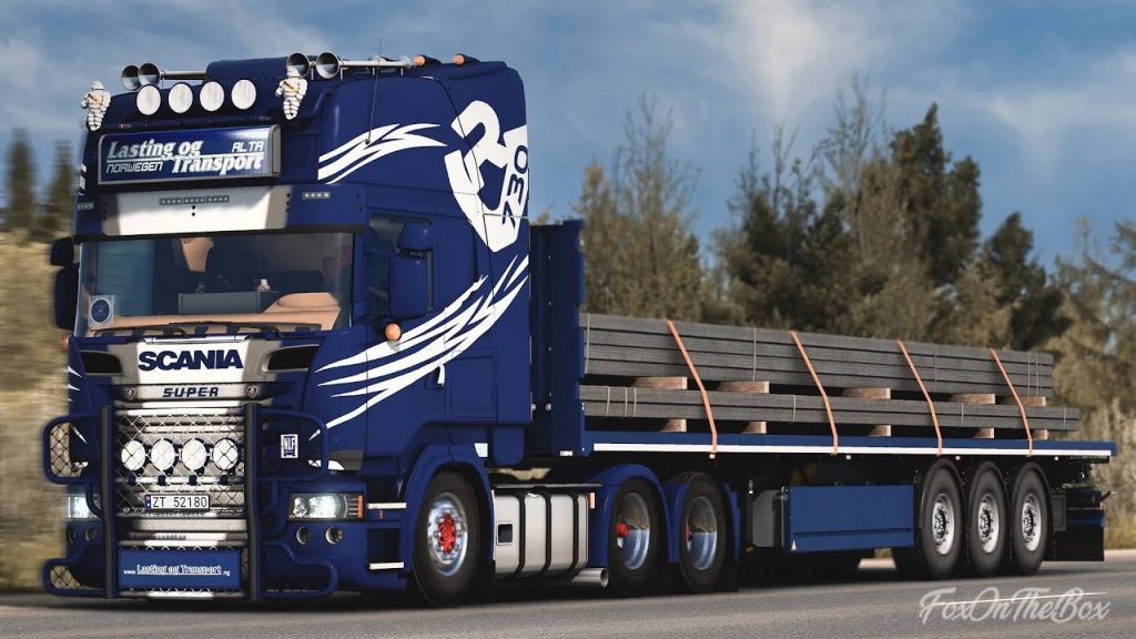 Scania V8 Open pipe z układem wydechowym FKM Garage v5.0 ETS2 - ETS2 ...