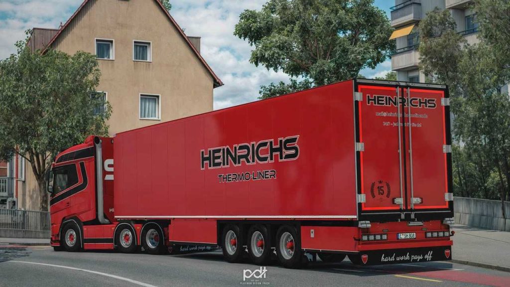 DAF XG Heinrichs Thermoliner v8.0 1.59 ETS2 - ETS2 Mody | ATS Mod