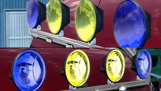 Hella 500 Driving LED Light Pack v1.59 ETS2 - ETS2 Mody | ATS Mod