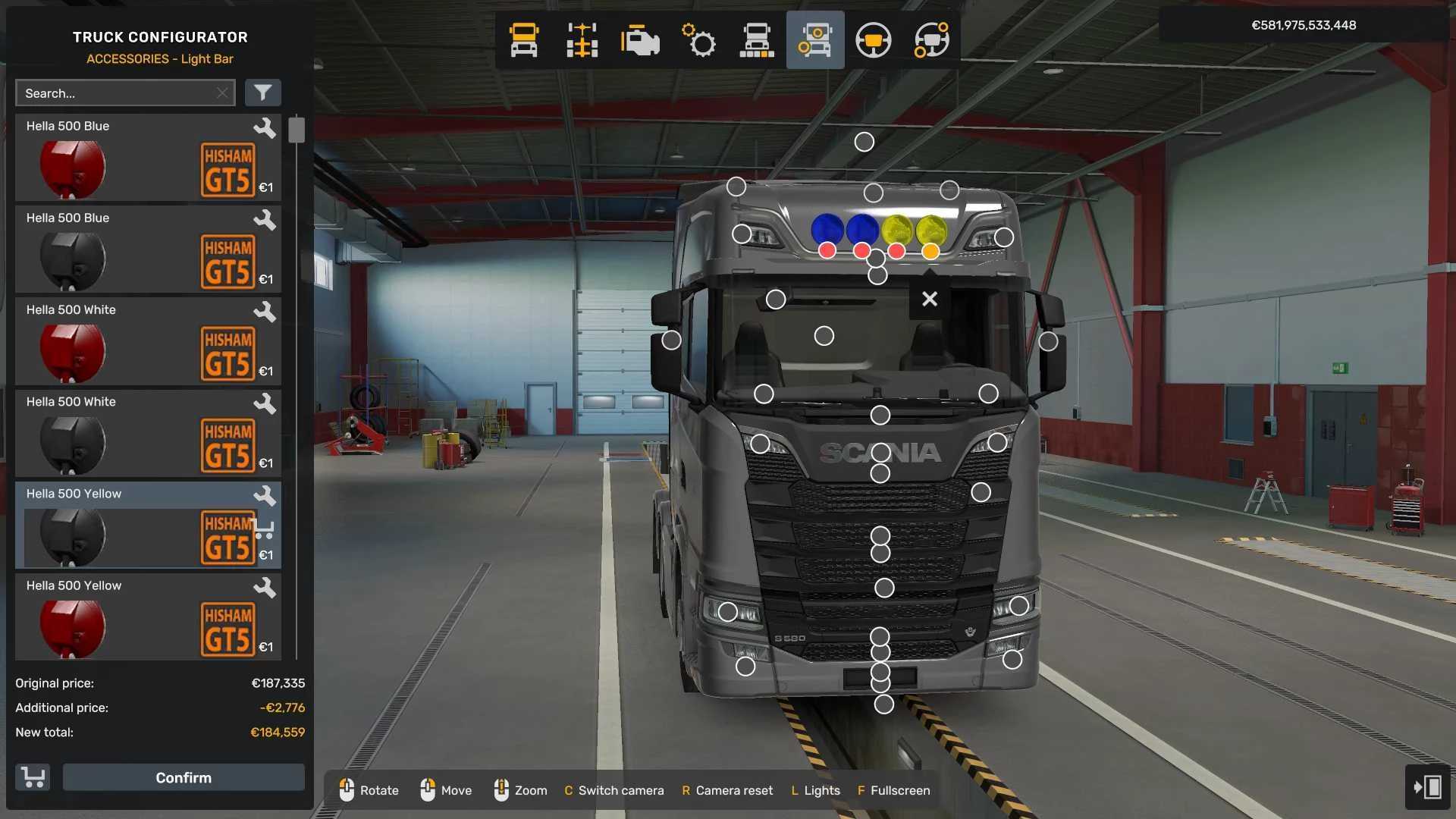 Hella 500 Driving LED Light Pack v1.59 ETS2 - ETS2 Mody | ATS Mod