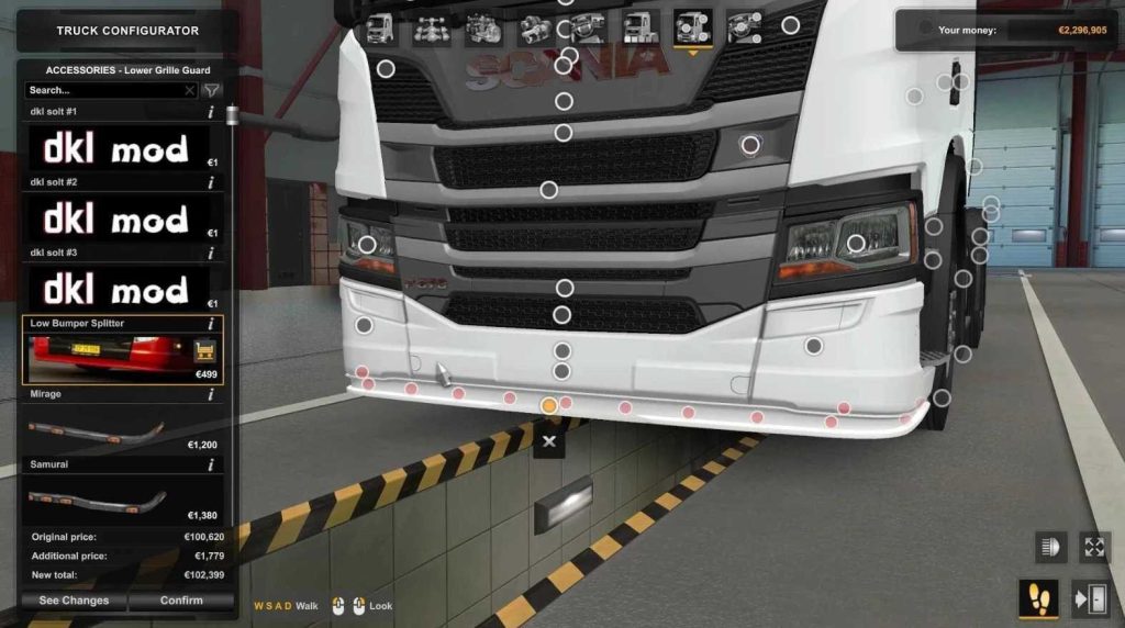 Rozdzielacz zderzaka Scania PGRS v1.59 ETS2 - ETS2 Mody | ATS Mod